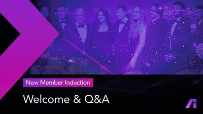 New Member Induction January