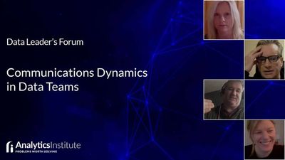 Communications Dynamics in Data Teams